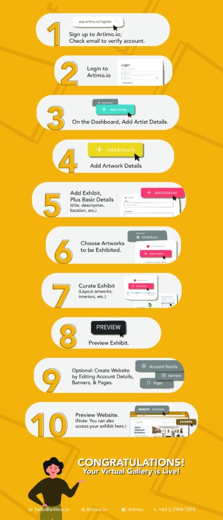 Create Your Own Virtual Art Exhibition In 10 Easy Steps! - Artimo